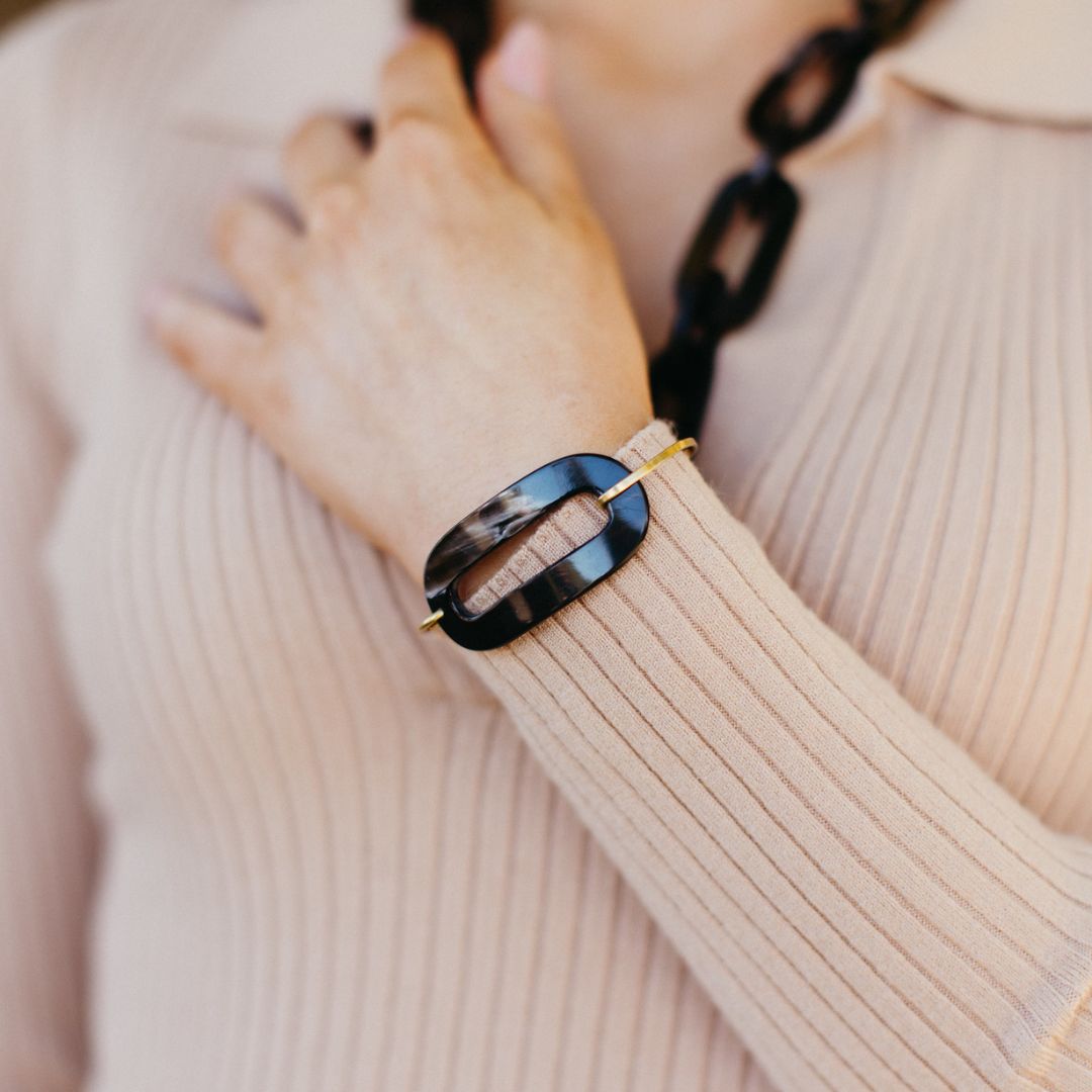 Ankole Chain Link Cuff - Purpose Jewelry